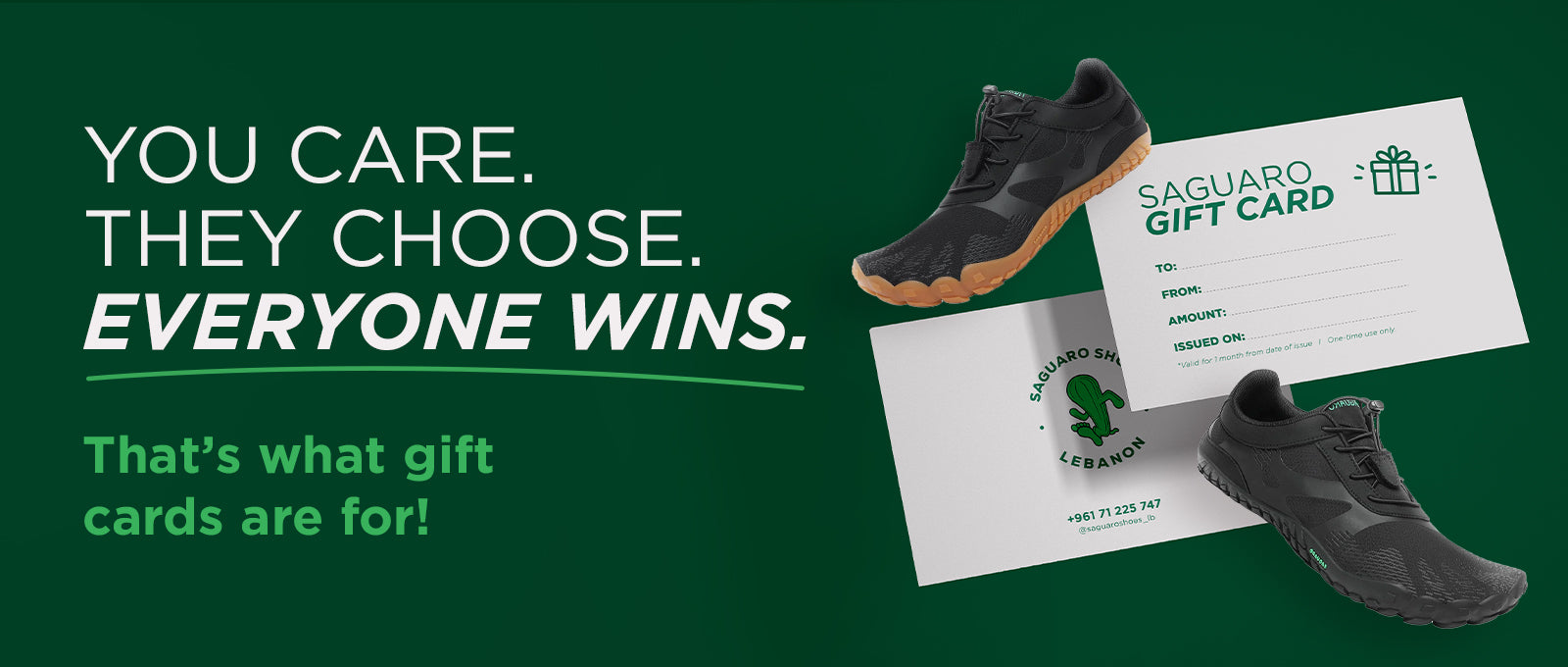 Saguaro shoes Gift card – Saguaro Shoes LB